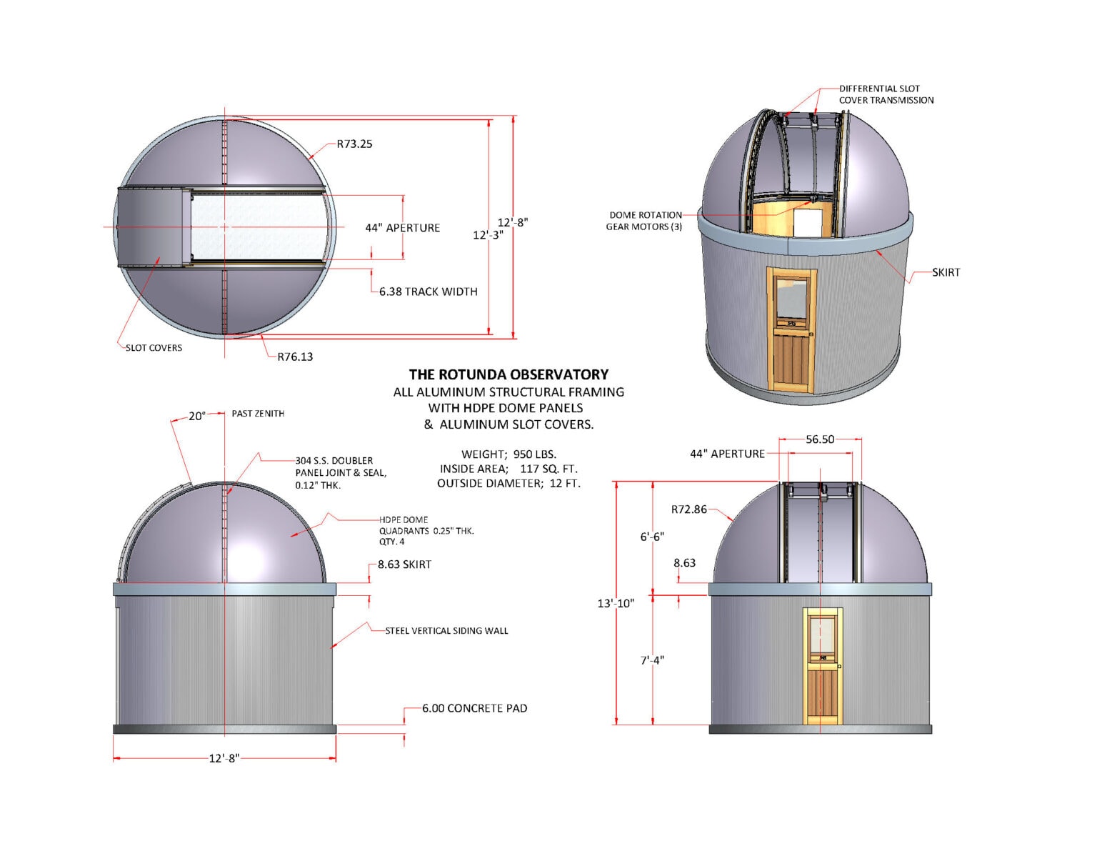 The SD-1 Rotunda Astronomical Observatory